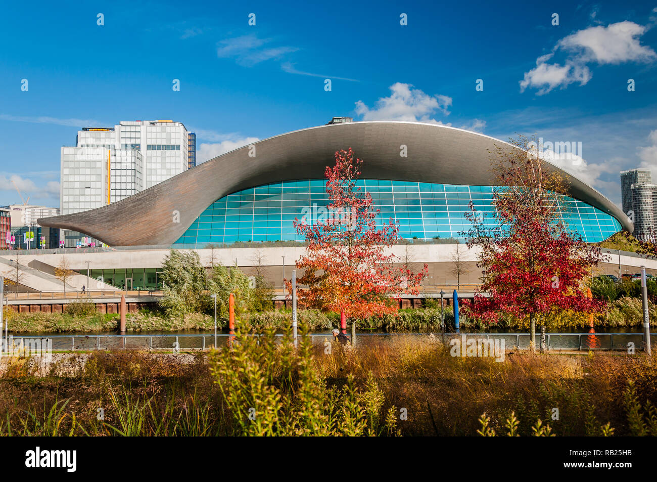 London Aquatics Centre Stock Photo - Alamy