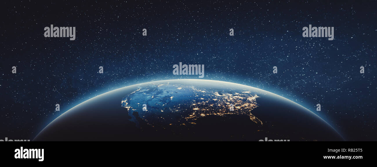 United states map globe hi-res stock photography and images - Alamy