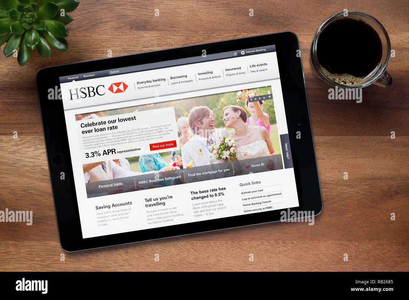 Hsbc app logo hi-res stock photography and images - Alamy