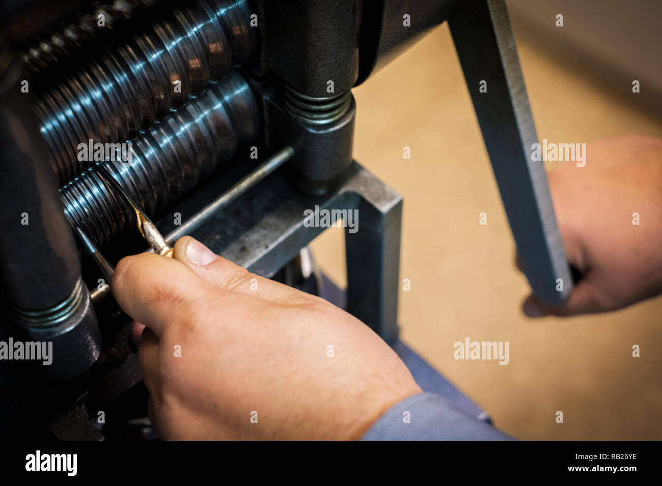 Gold roll hi-res stock photography and images - Alamy