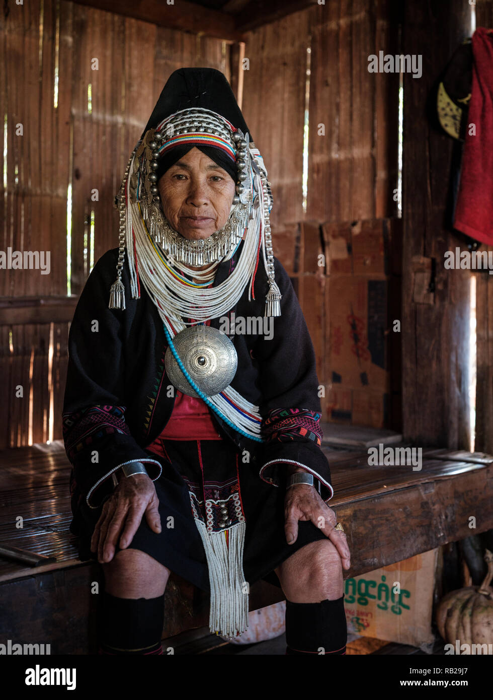 Akha woman hi-res stock photography and images - Alamy