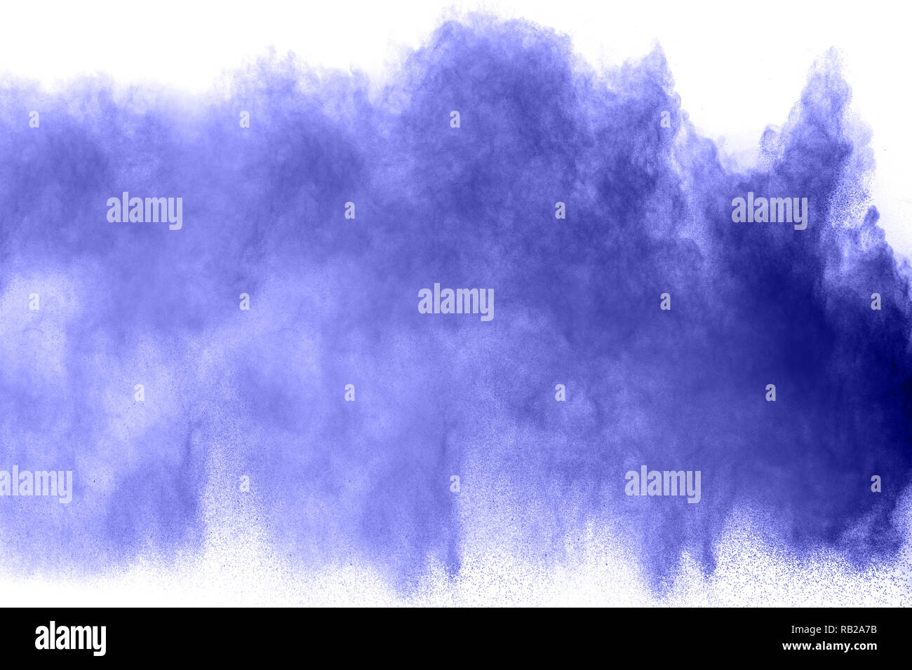 Multi color powder explosion on white background Stock Photo - Alamy