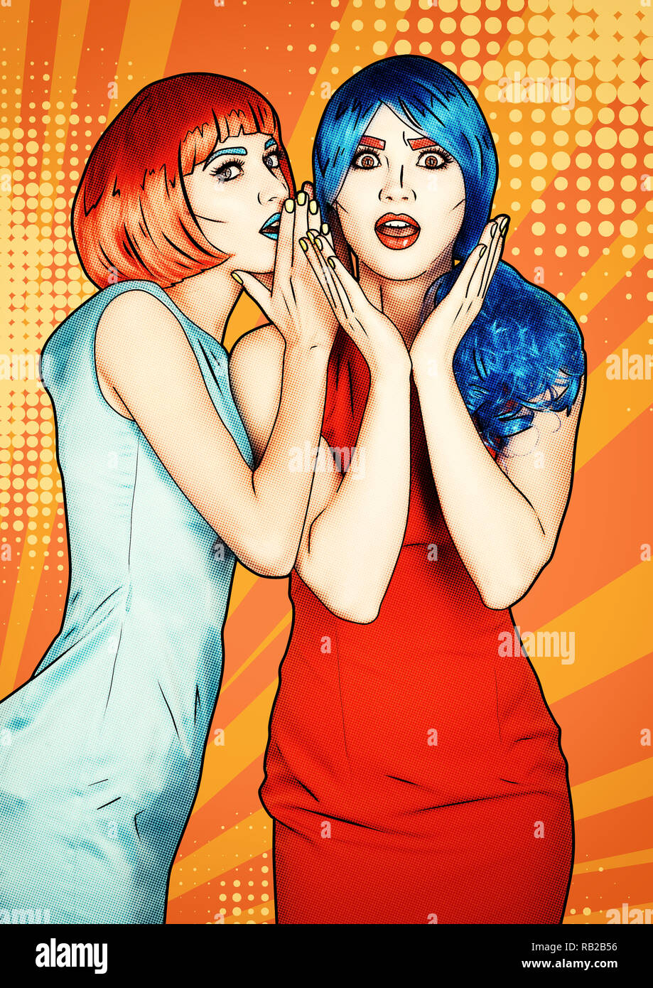 Shocked face cartoon hi-res stock photography and images - Alamy