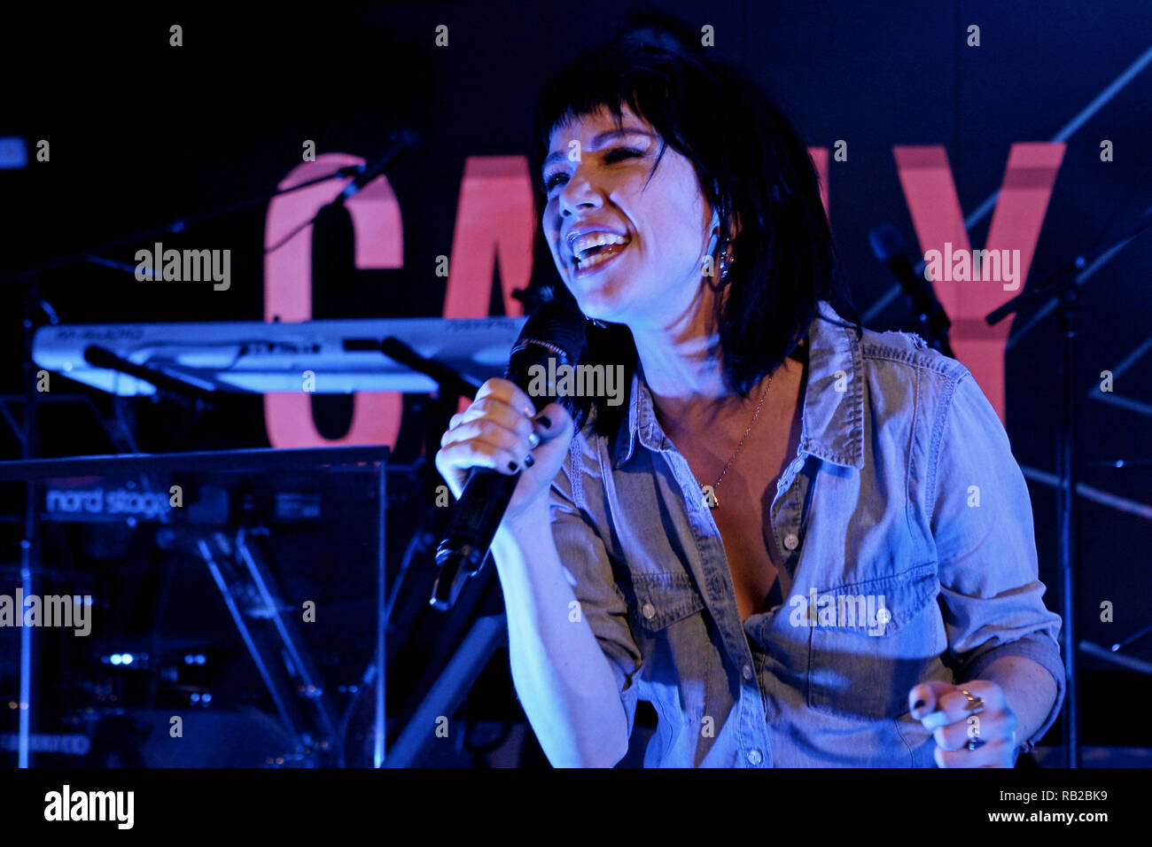 NEW YORK, NY - NOVEMBER 12: Carly Rae Jepsen Performs on The One Below ...