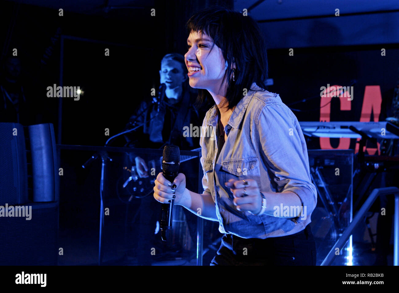 NEW YORK, NY - NOVEMBER 12: Carly Rae Jepsen Performs on The One Below ...