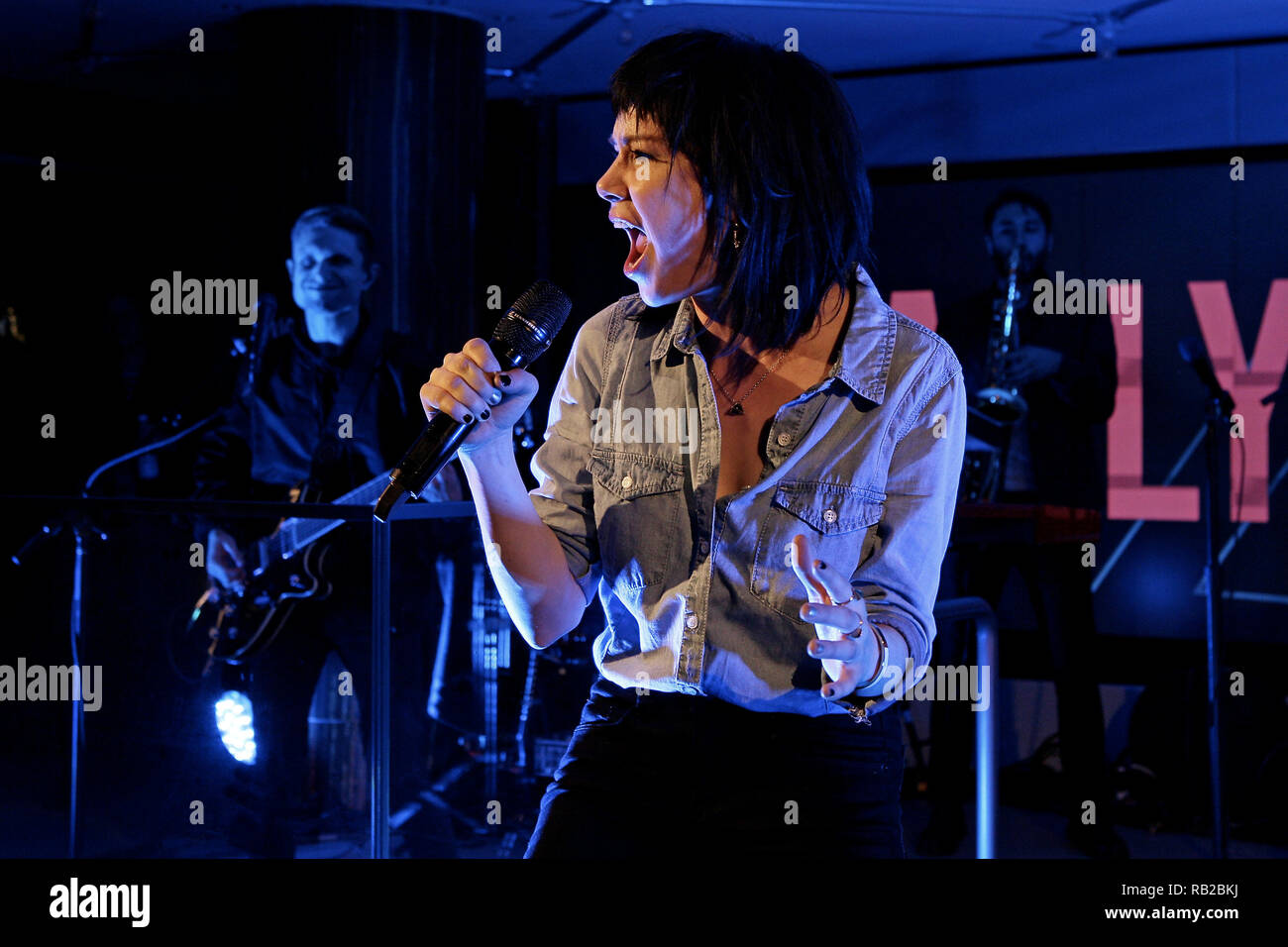 NEW YORK, NY - NOVEMBER 12: Carly Rae Jepsen Performs on The One Below ...