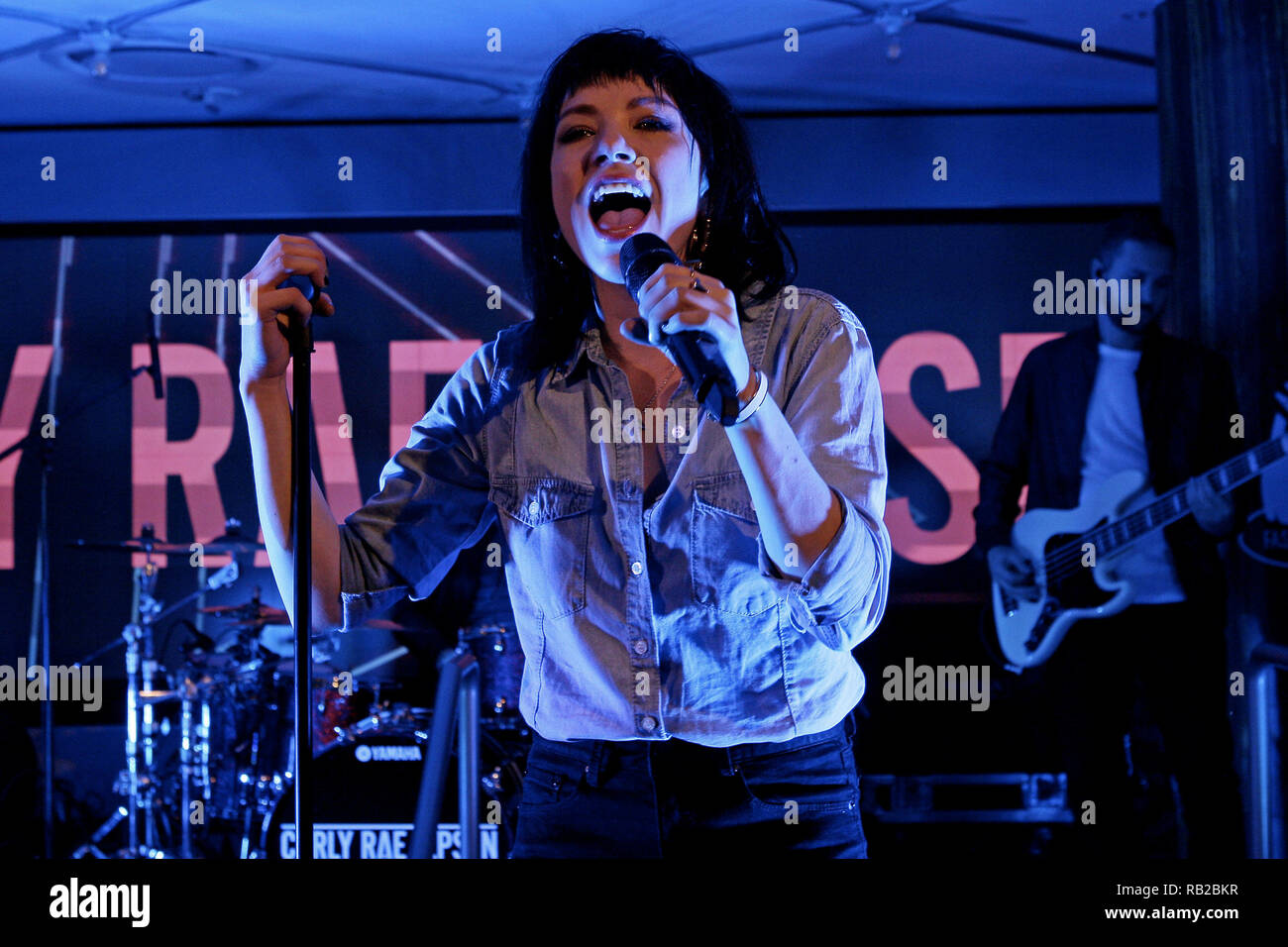 NEW YORK, NY - NOVEMBER 12: Carly Rae Jepsen Performs on The One Below ...