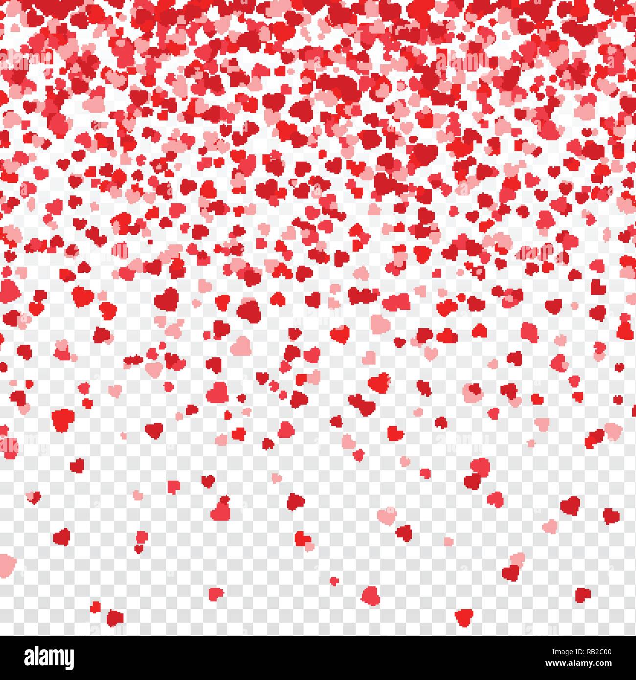 Raining Hearts Background