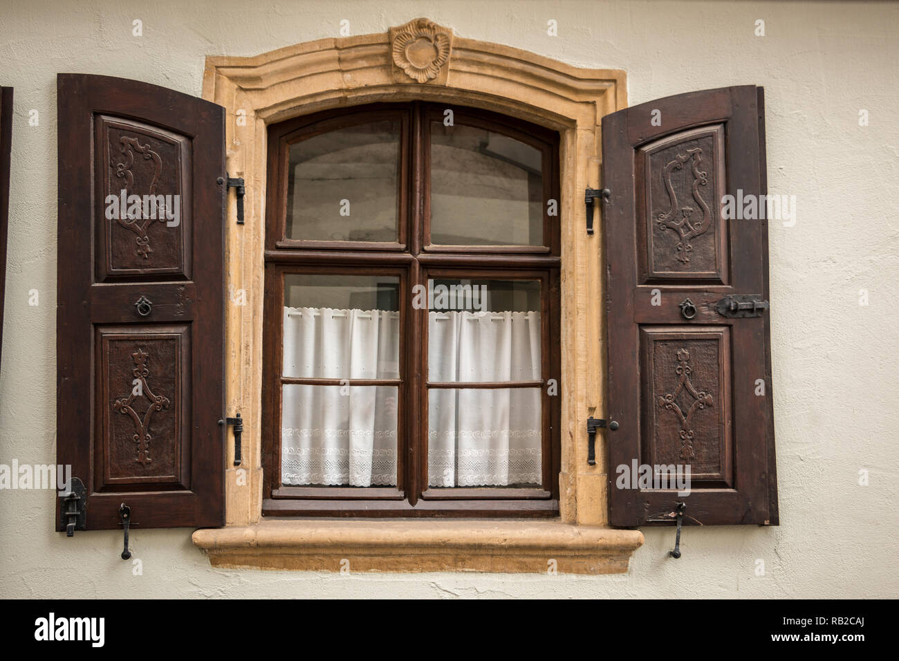 Medieval window shutters hi-res stock photography and images - Alamy