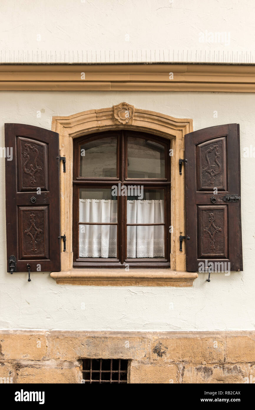 Medieval window shutters hi-res stock photography and images - Alamy