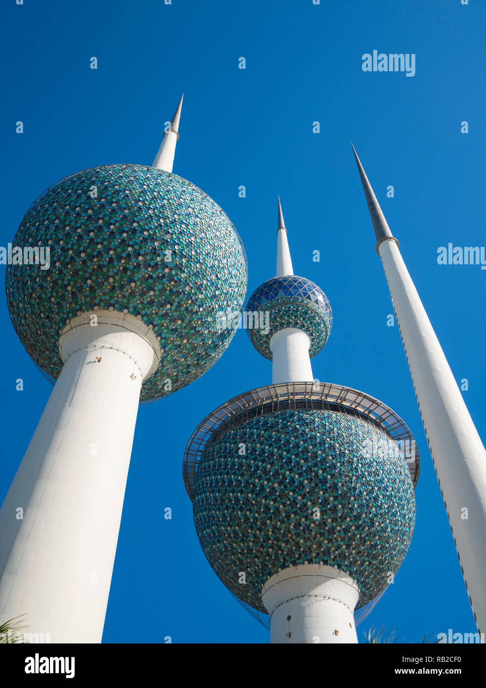 View of Kuwait Towers in Kuwait City, Kuwait Stock Photo - Alamy
