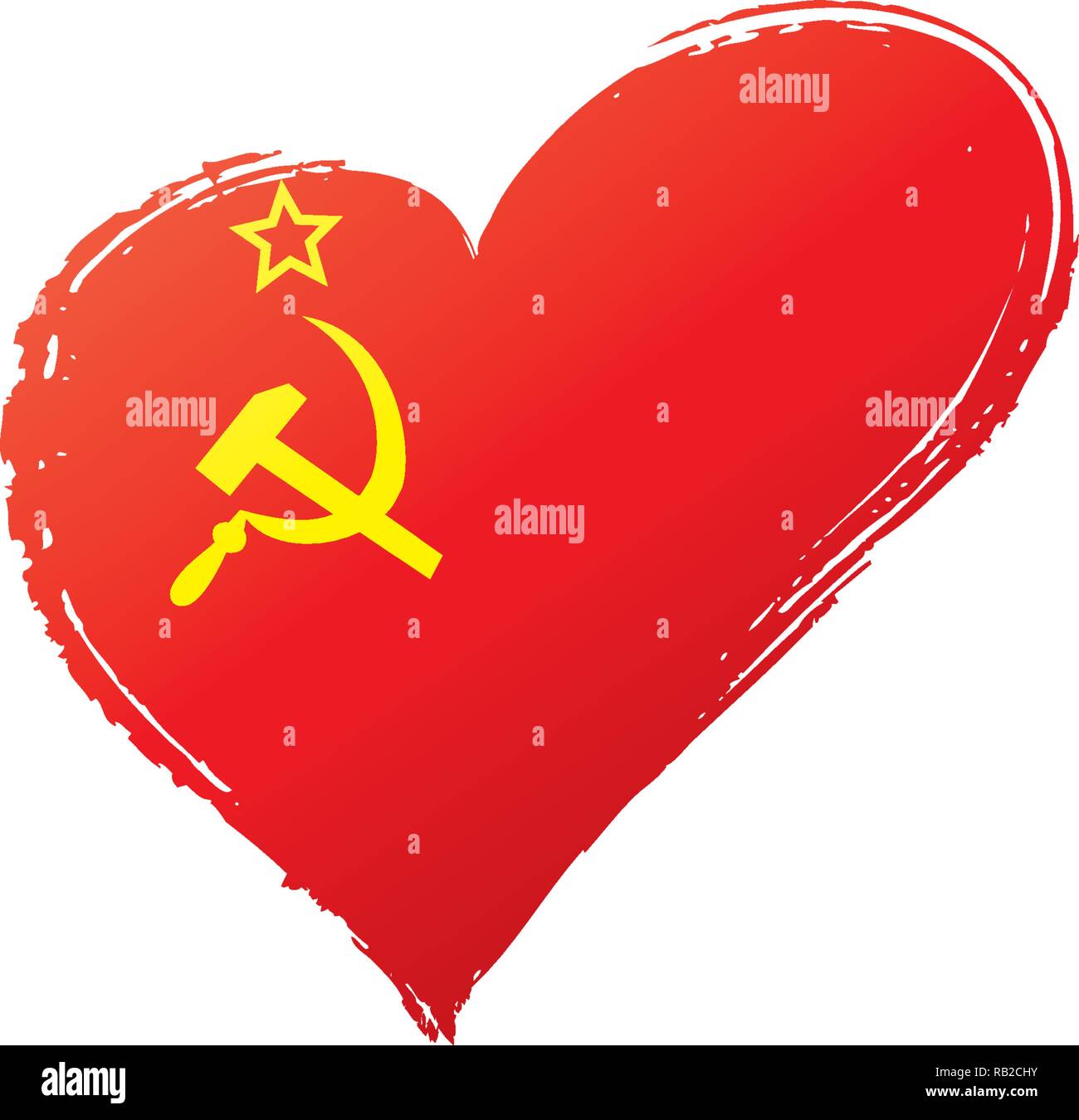 Ussr flag Stock Vector Images - Alamy