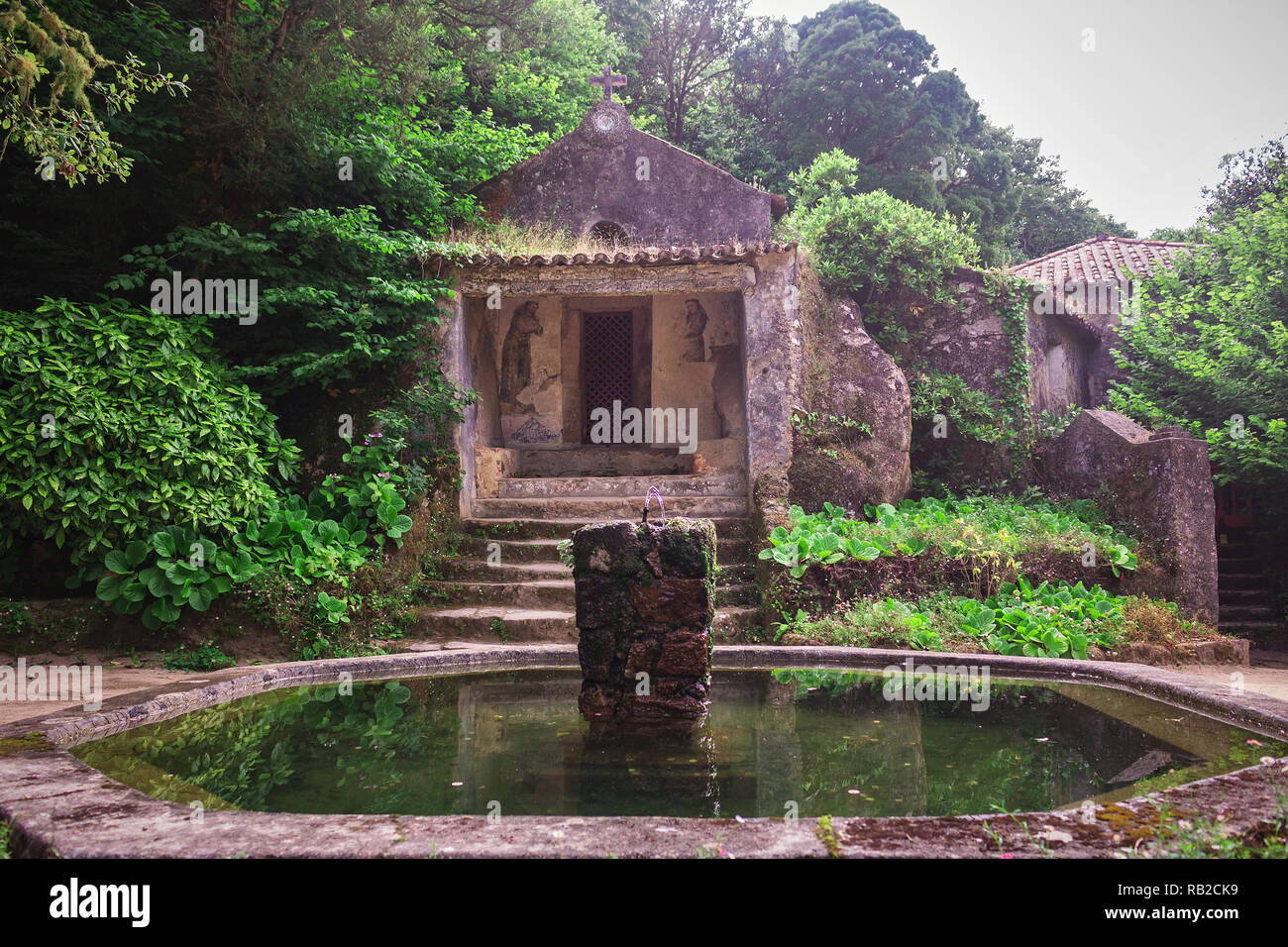 Convent of the Capuchos, Sintra, Portugal, religion, monks Stock Photo ...