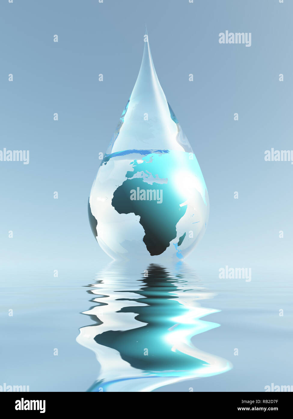 Water shortage map hi-res stock photography and images - Alamy