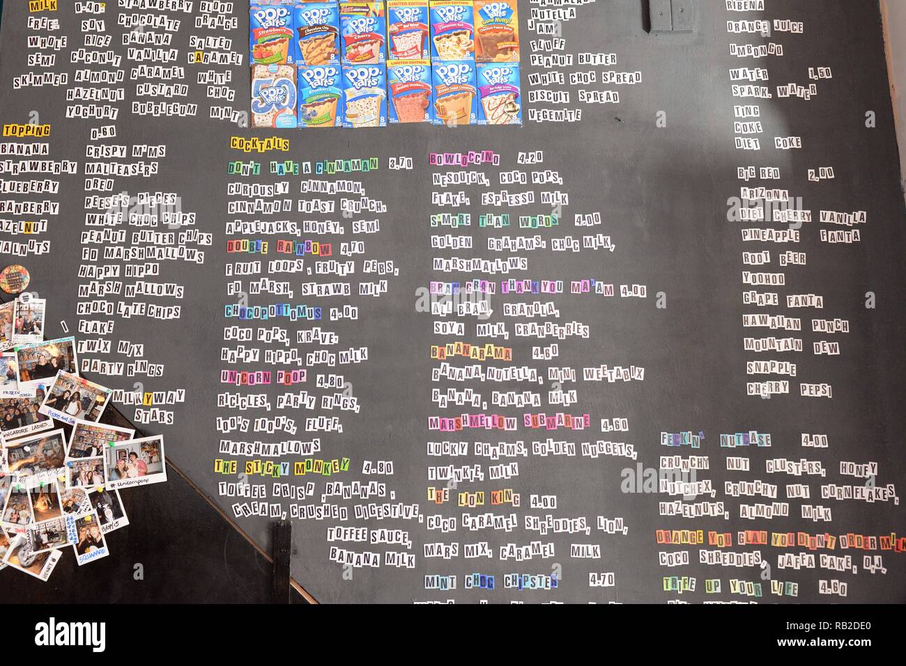 Cereal killer cafe brick lane hi-res stock photography and images - Alamy