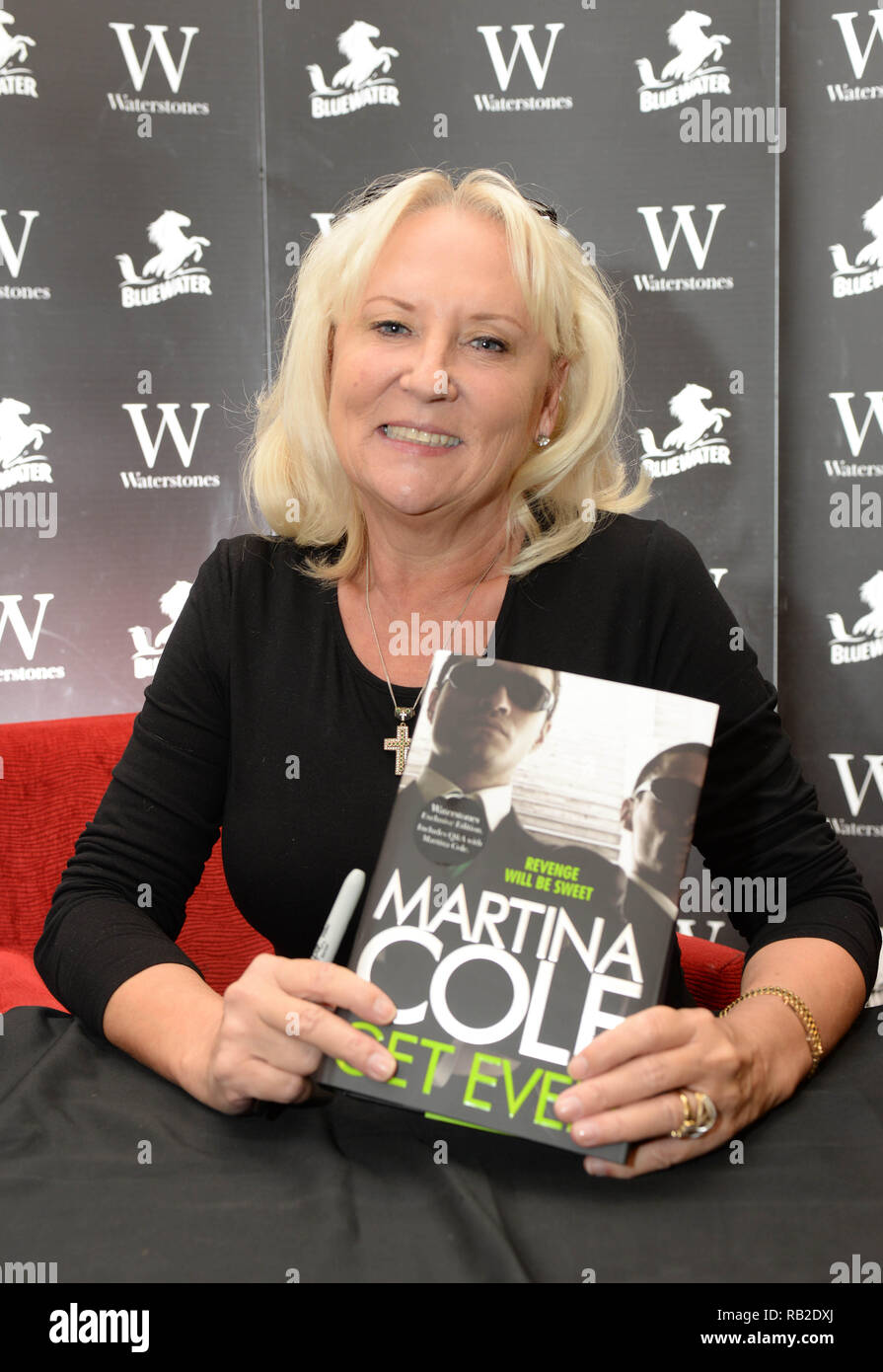 Author Martina Cole at Waterstones in Bluewater shopping centre in Kent ...