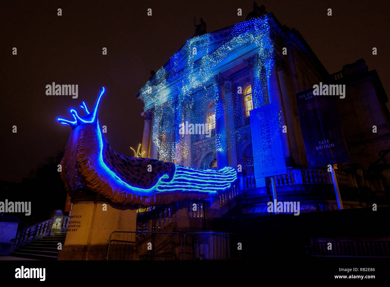 London, England - January 2019 : Tate Britain Art Gallery exterior ...