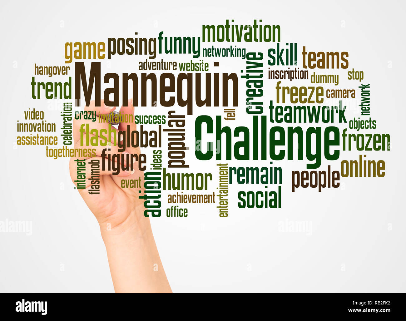 Humor word cloud concept hi-res stock photography and images - Alamy