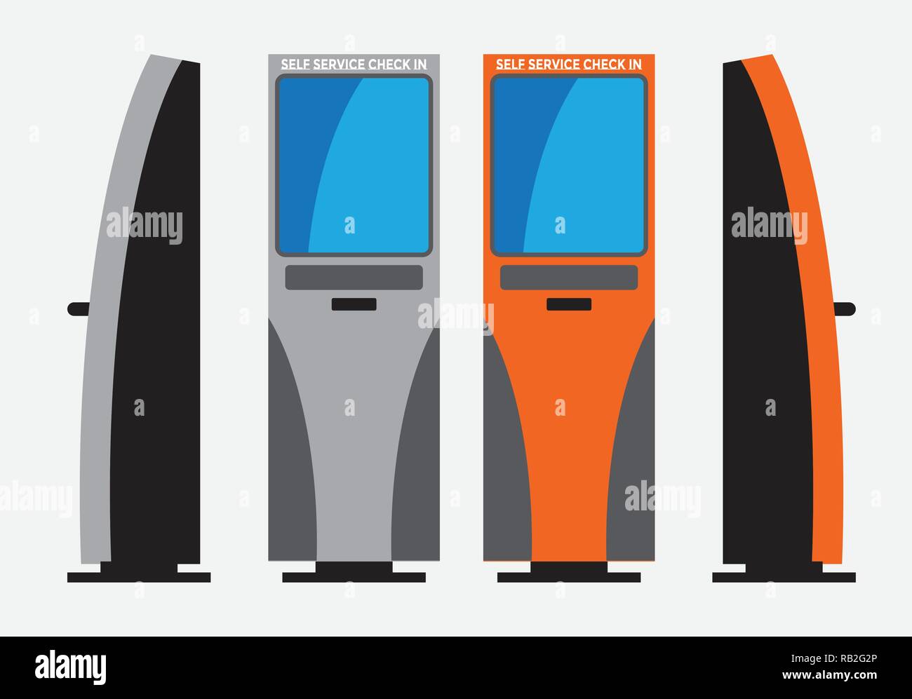Self checkout vector vectors hi-res stock photography and images - Alamy