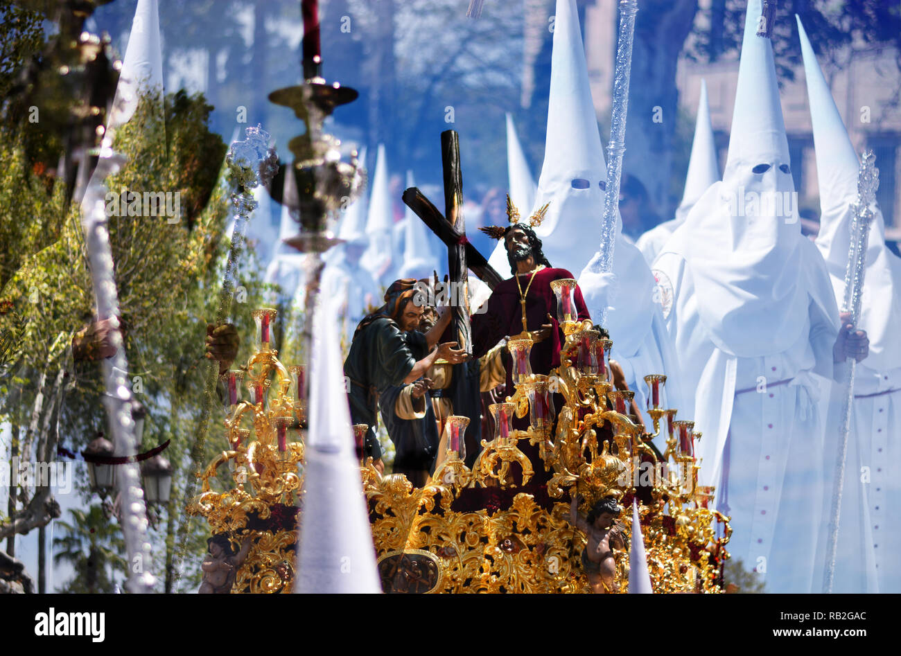 Easter and the processions with Jesus Christ Stock Photo - Alamy