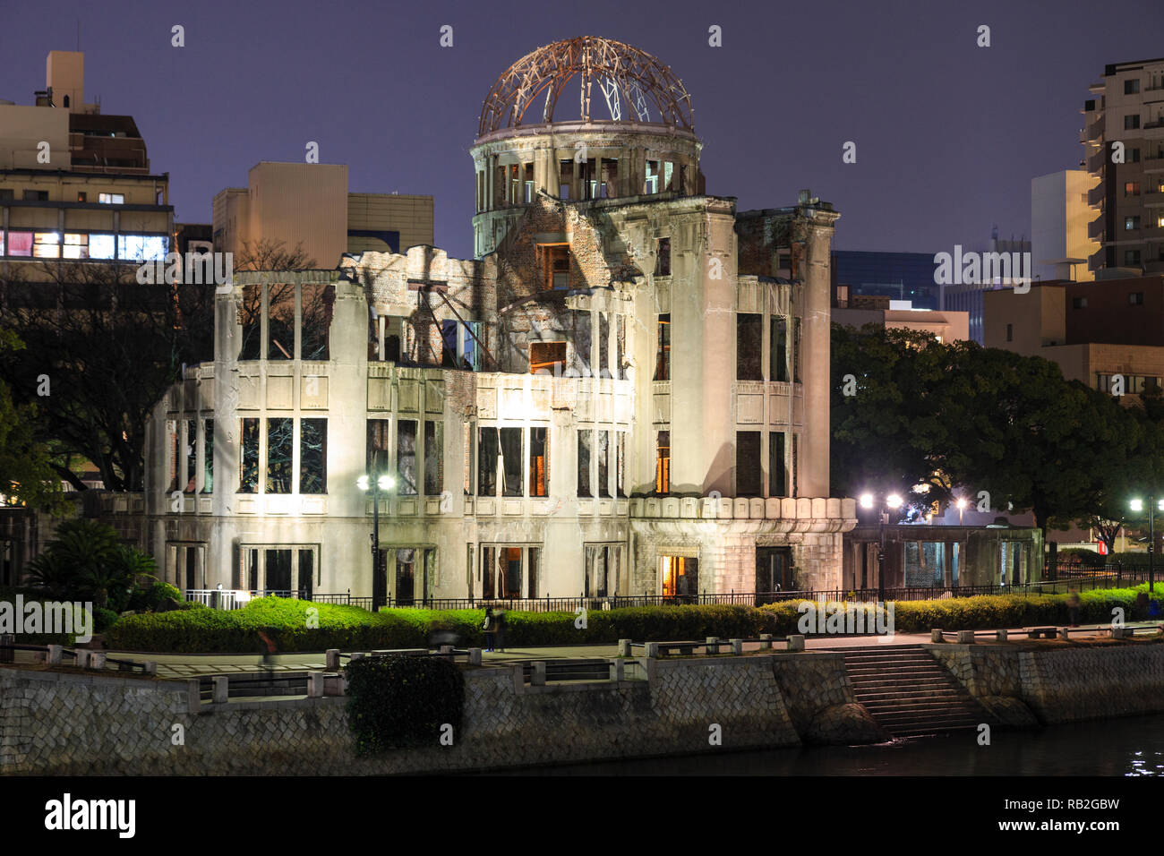 Atomic bomb dome night hiroshima hi-res stock photography and images - Alamy