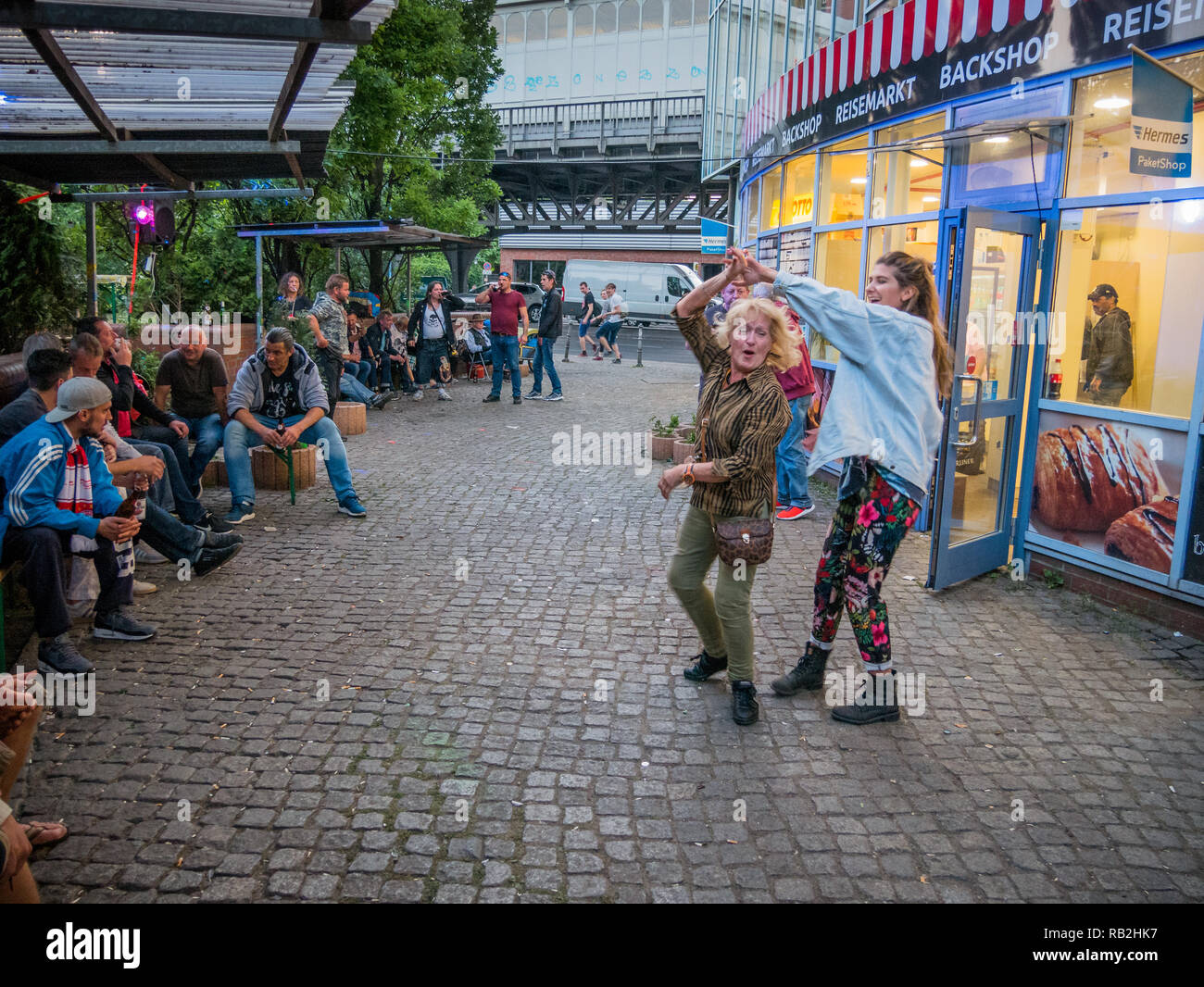 Old Woman Dancing Funny