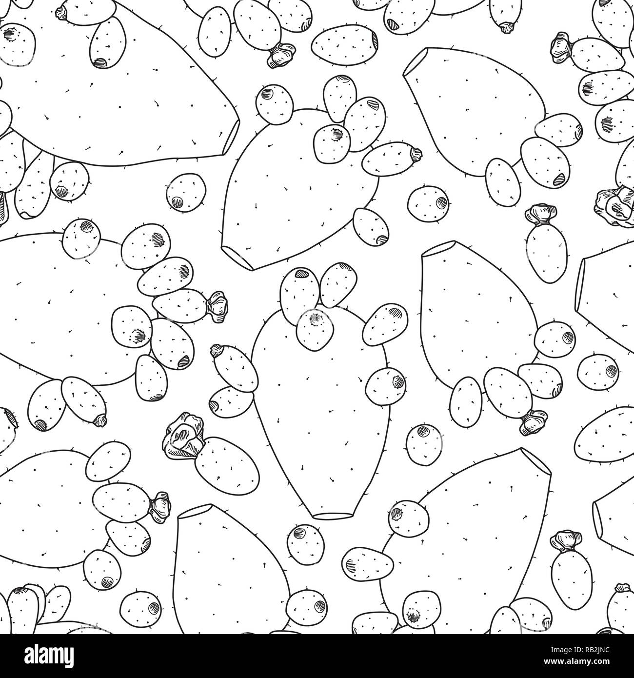Detailed plant pattern Black and White Stock Photos & Images - Alamy