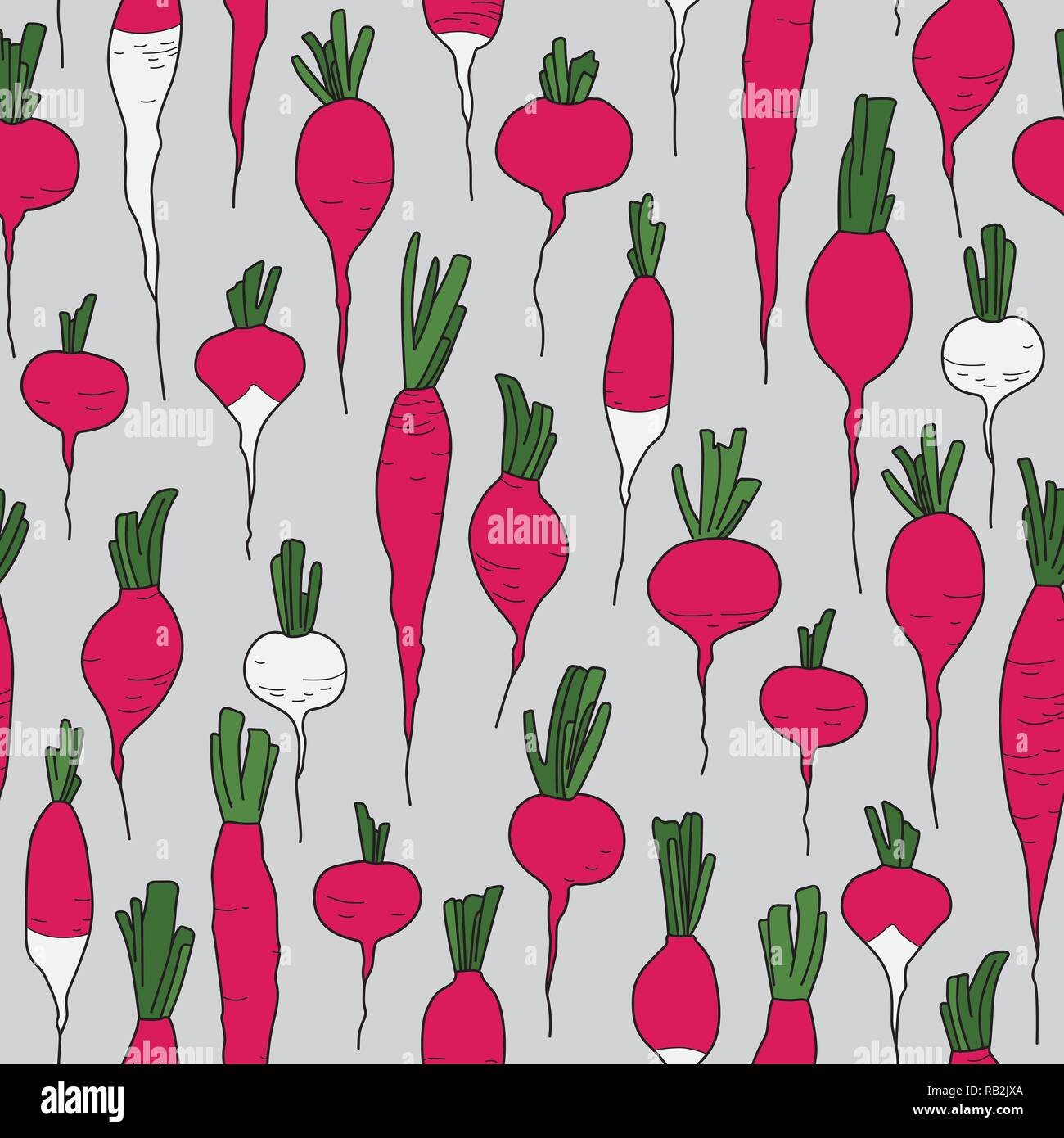 Radish Drawing For Kids