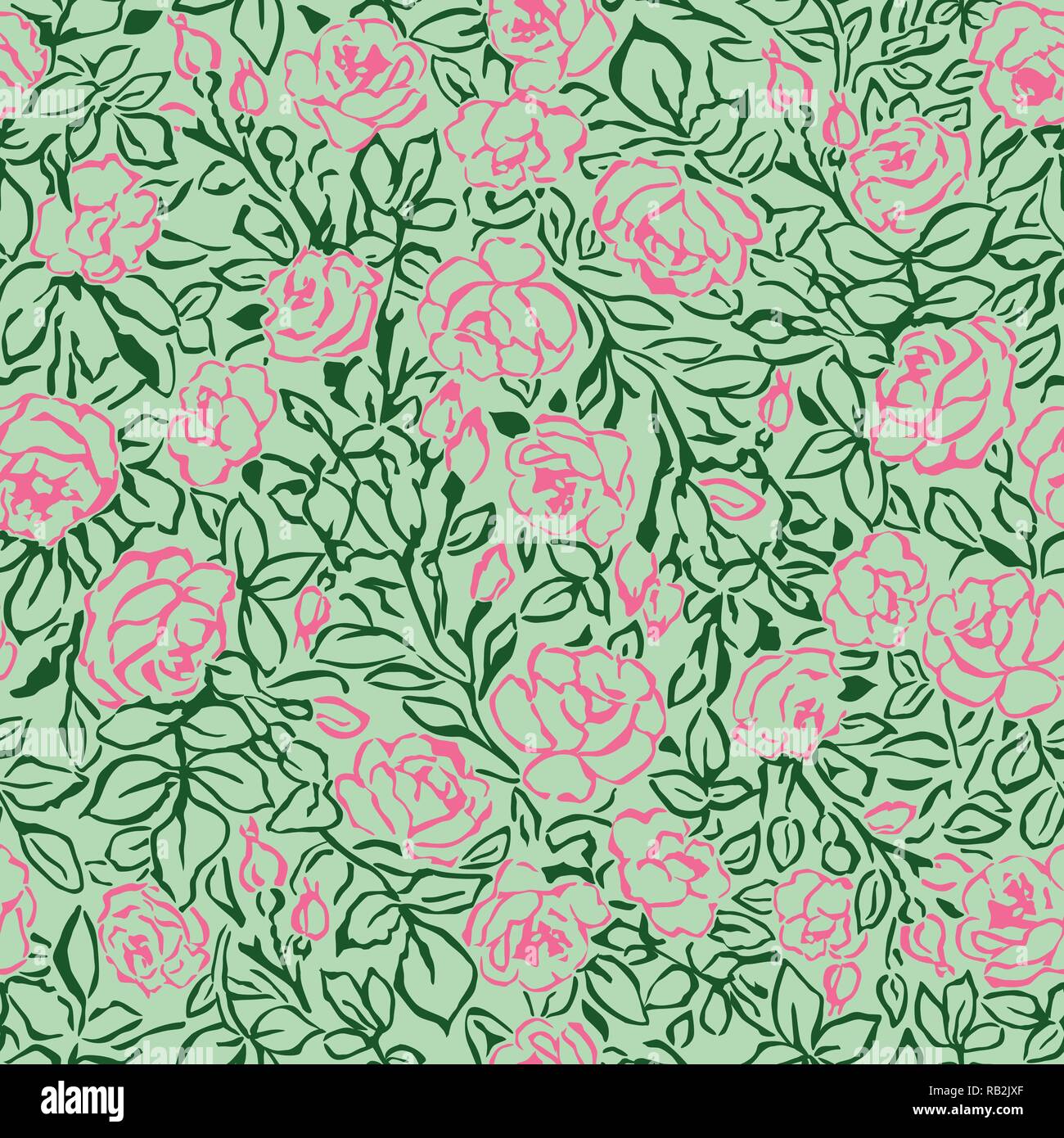 Pink roses petals on Stock Vector Images - Alamy