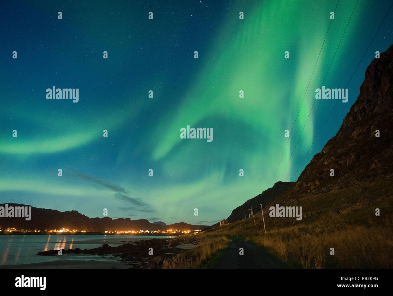 Night sky norway stars hi-res stock photography and images - Alamy