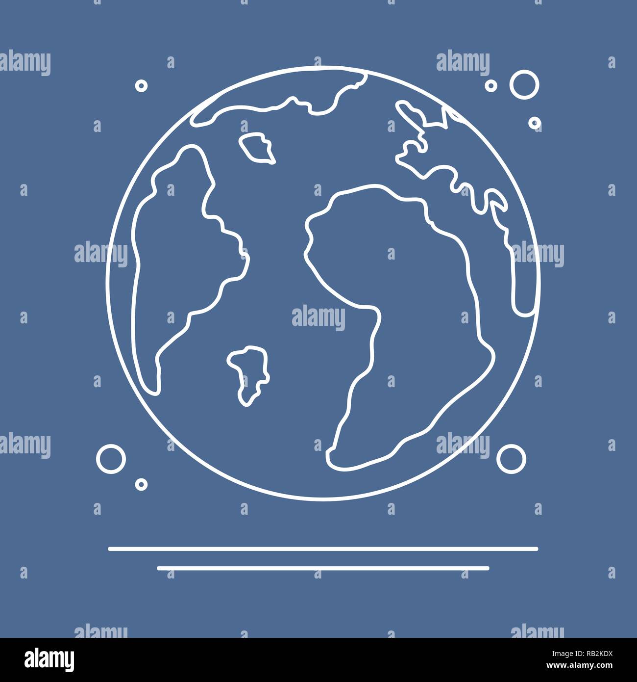 Planet Earth vector illustration. World vector icon. Earth Day. Design ...