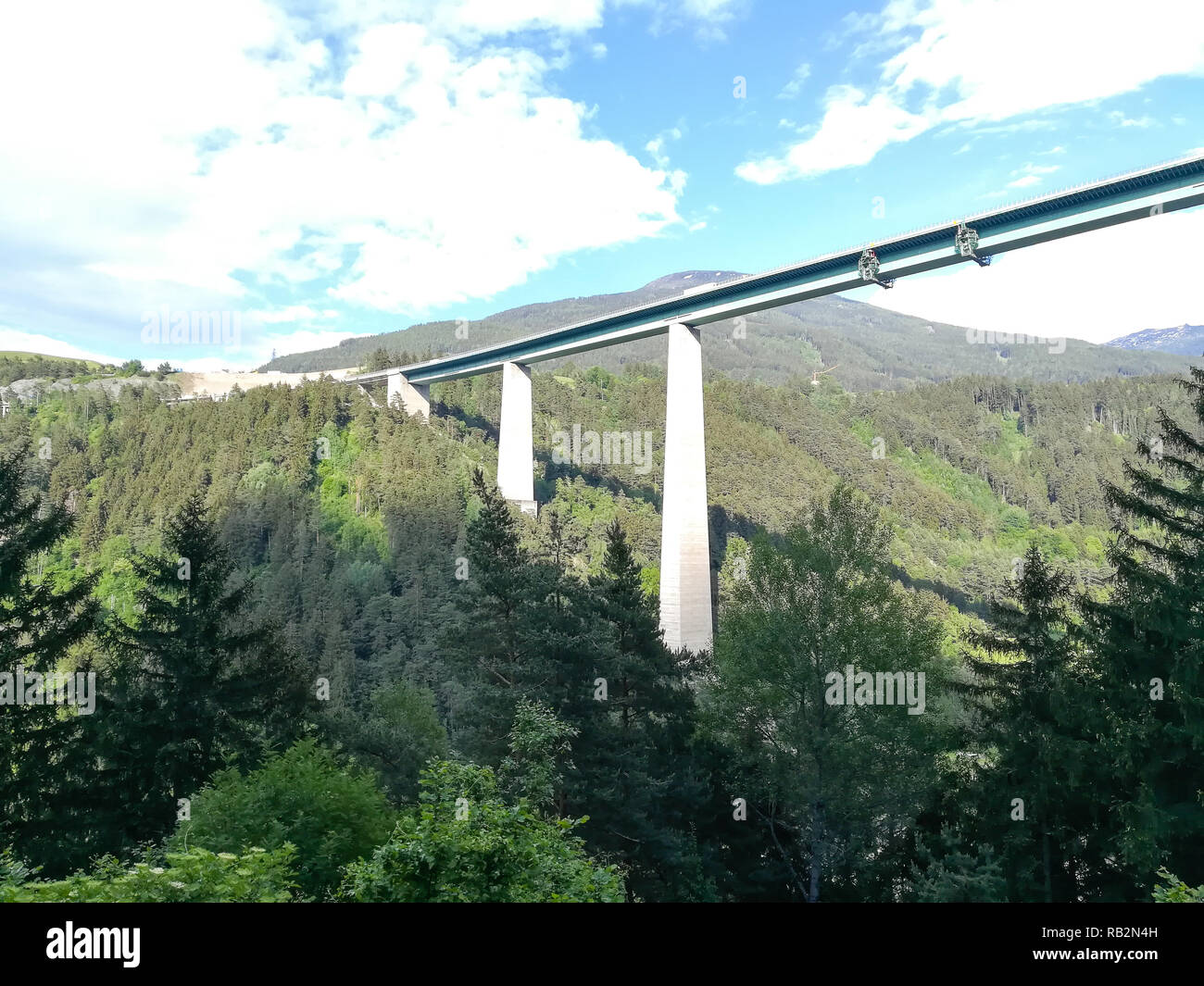 Europa Bridge near Innsbruck. Highest bridge in Europe Stock Photo - Alamy