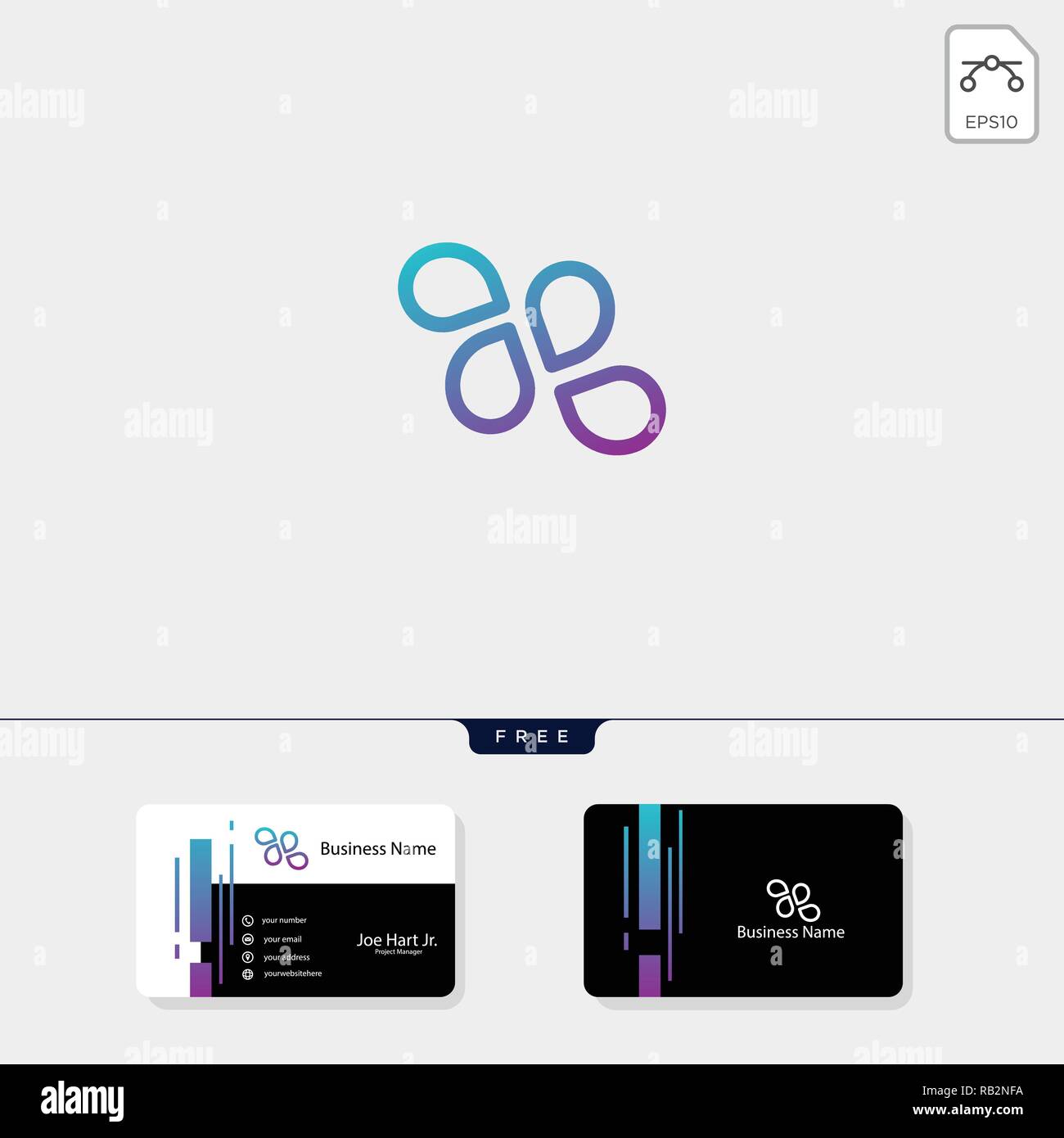 line minimal fluid logo template vector illustration, free business ...