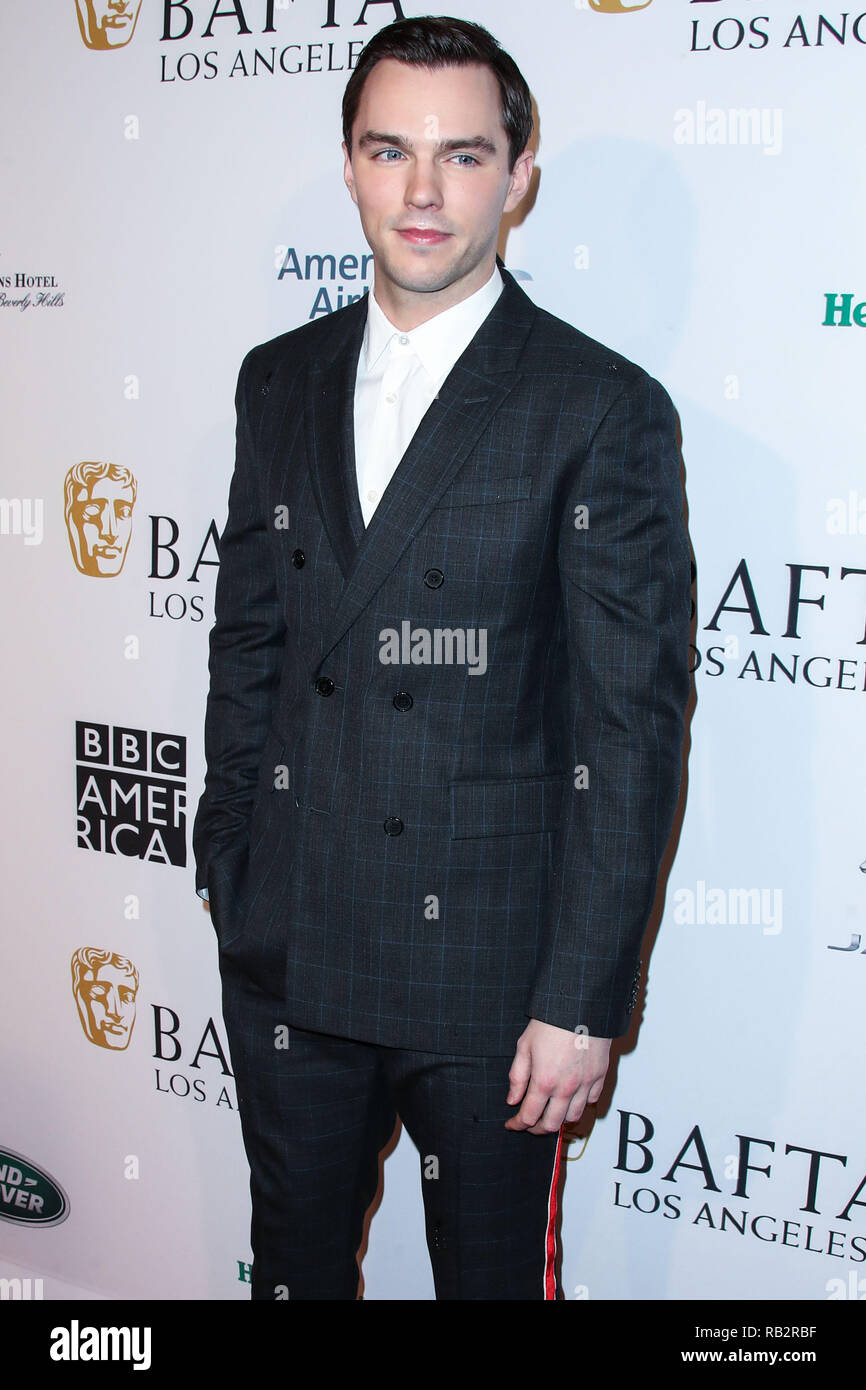 British actor nicholas hoult arrives hi-res stock photography and ...