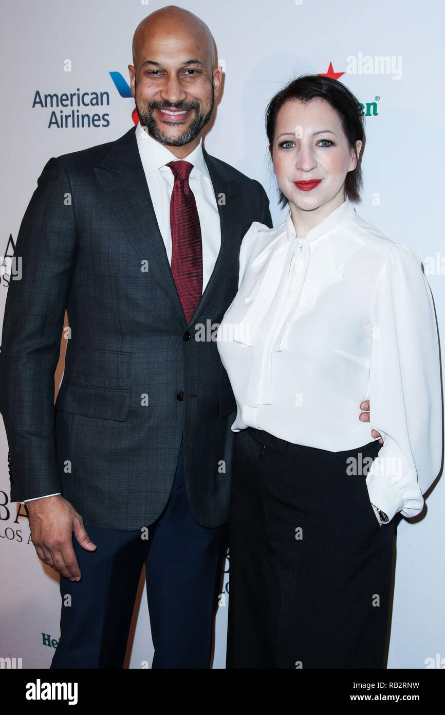 California, USA. 5th Jan 2019. Actor Keegan-Michael Key and wife Elisa ...