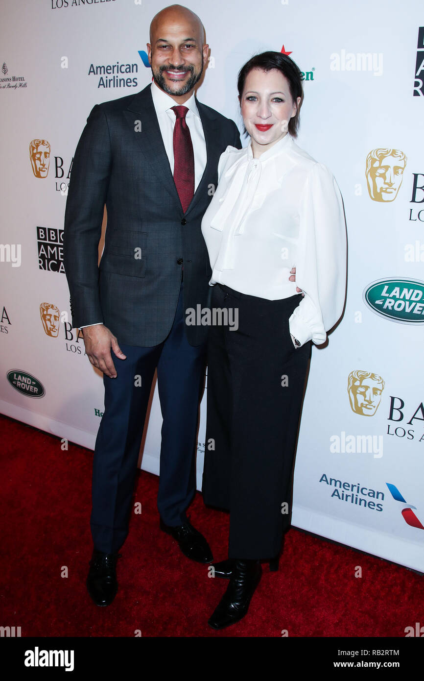 California, USA. 5th Jan 2019. Actor Keegan-Michael Key and wife Elisa ...
