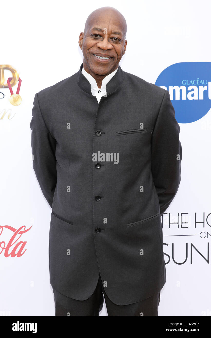 Edwin Moses is photographed arriving at the 6th annual Gold Meets ...