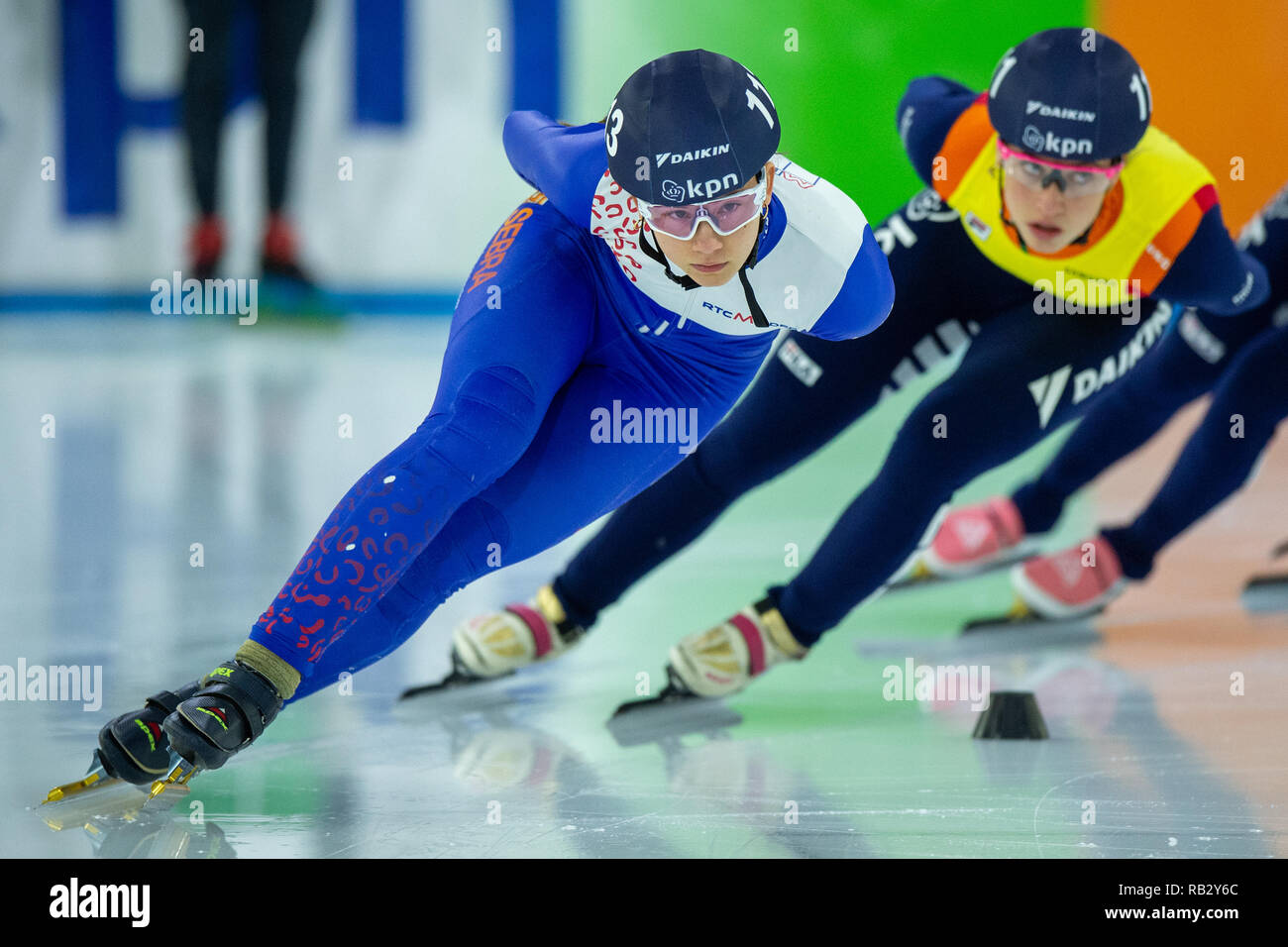 Heerenveen, The Netherlands. 05th Jan, 2019. Shorttrack Dutch National ...