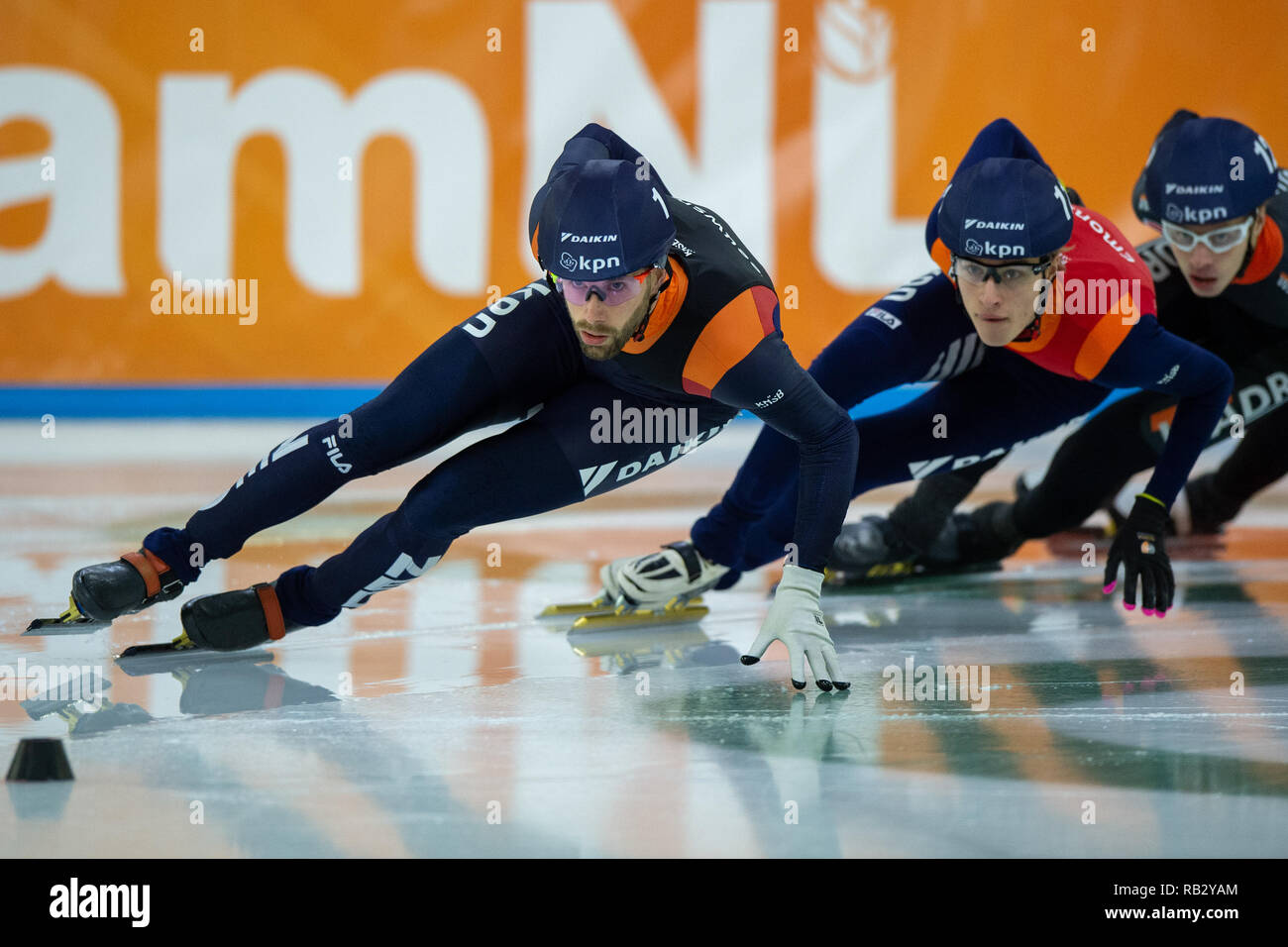 Heerenveen, The Netherlands. 05th Jan, 2019. Shorttrack Dutch National ...