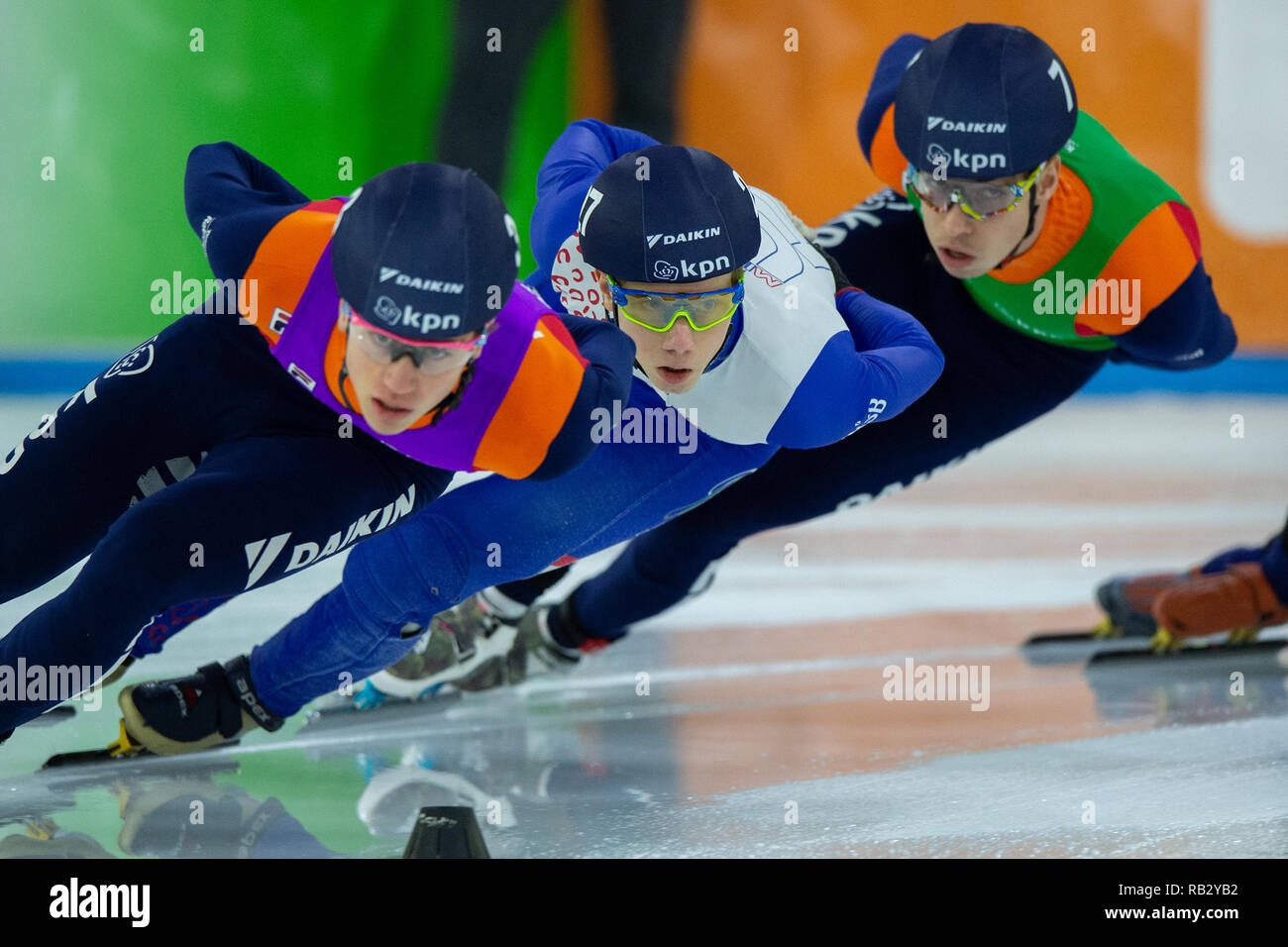 Heerenveen, The Netherlands. 05th Jan, 2019. Shorttrack Dutch National ...