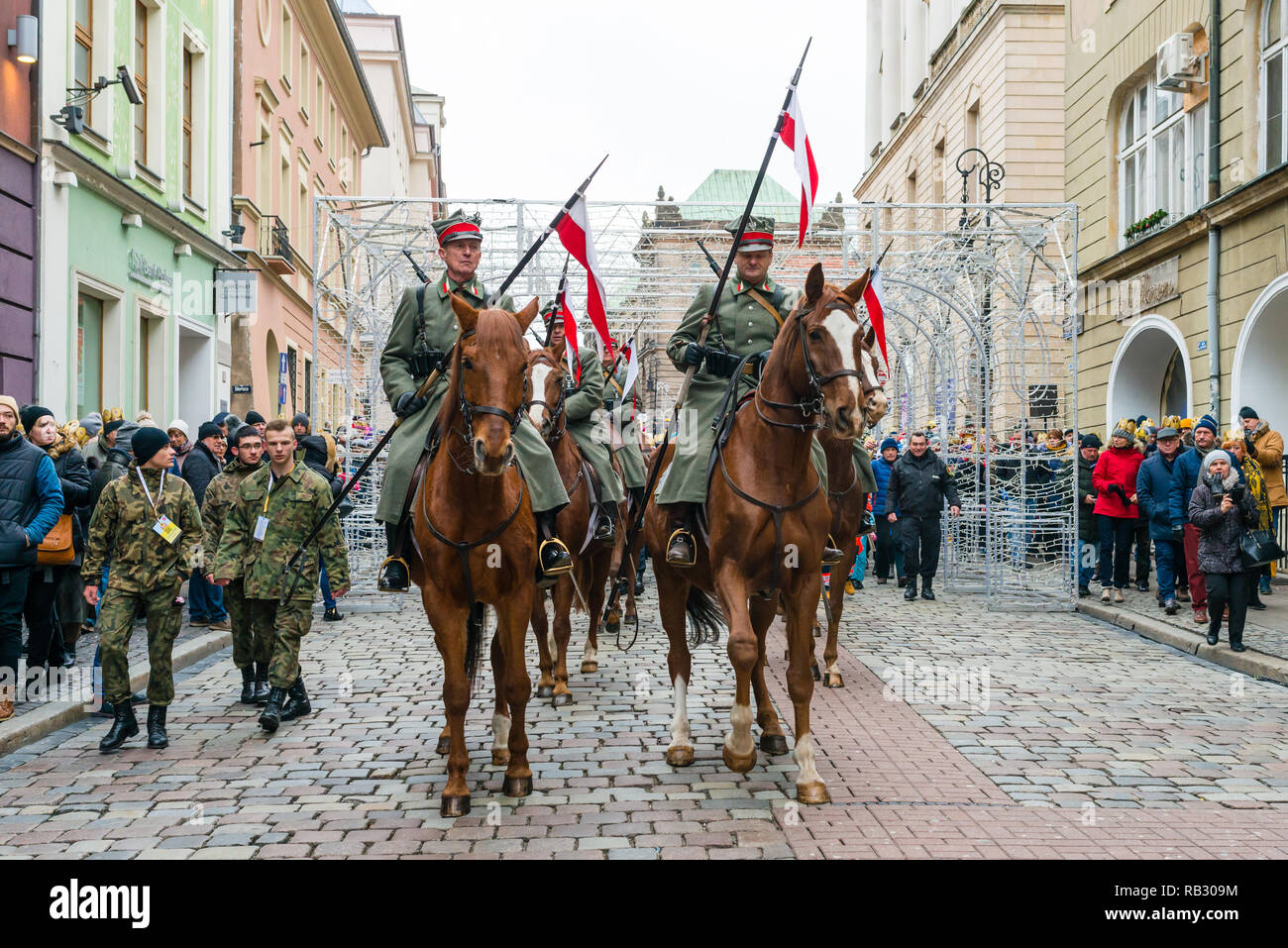 Poznan, Poland. 06th Jan, 2019. Epiphany holiday in Christian religion ...