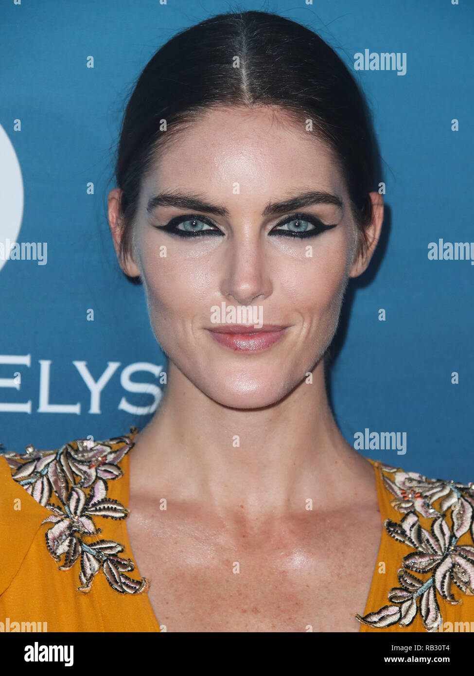 LOS ANGELES, USA - JANUARY 05: Model Hilary Rhoda arrives at The Art Of ...