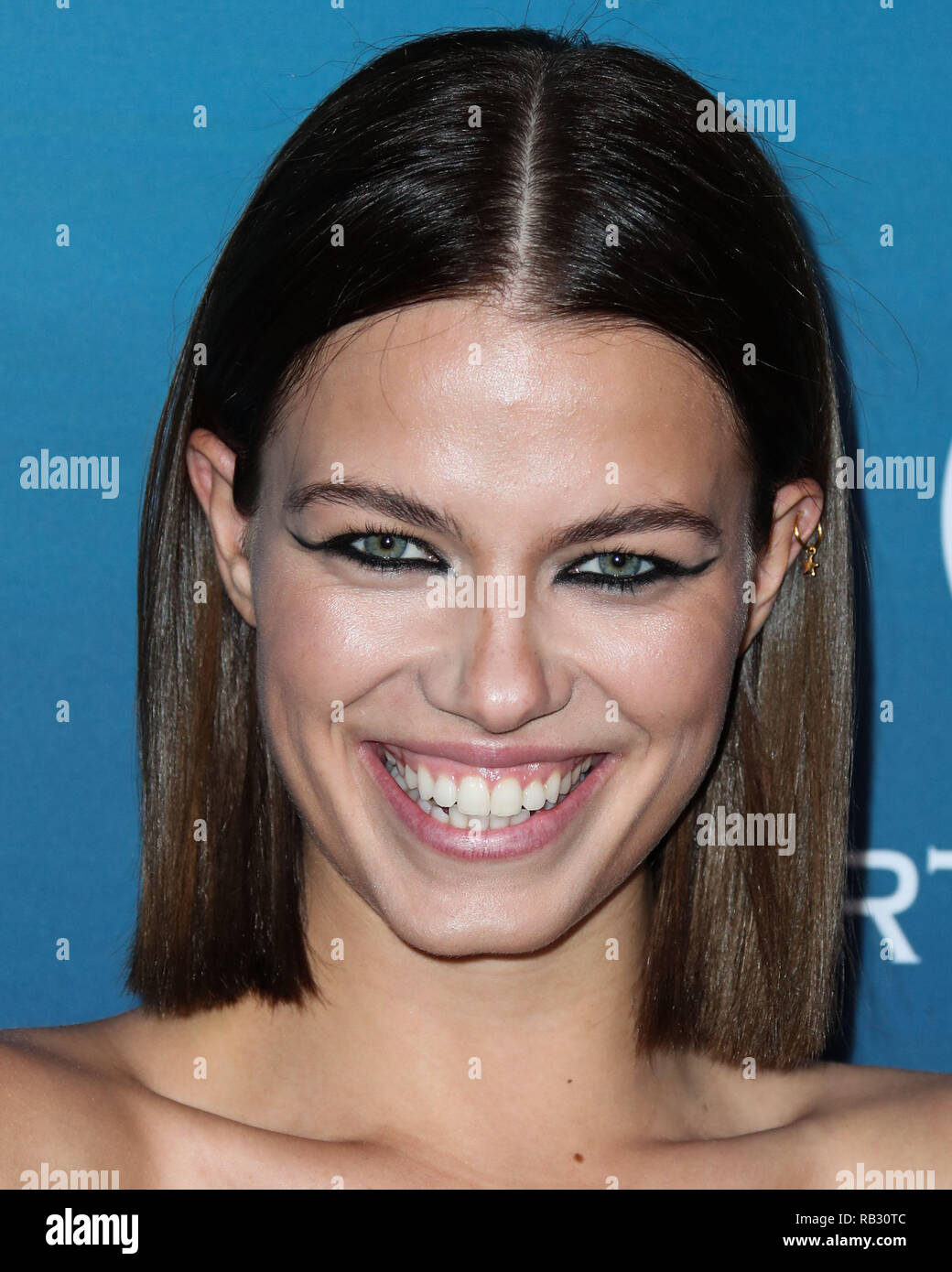 LOS ANGELES, USA - JANUARY 05: Model Hailey Clauson arrives at The Art ...