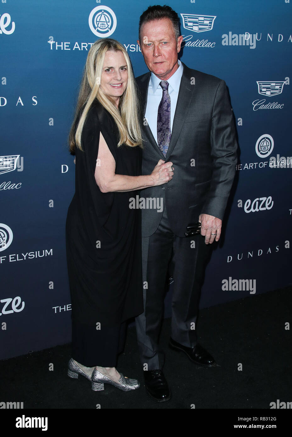 LOS ANGELES, USA - JANUARY 05: Barbara Patrick and husband/actor Robert ...