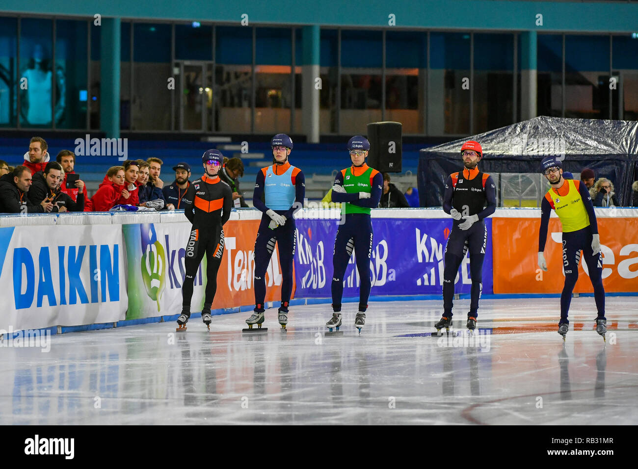 Heerenveen, The Netherlands. 06th Jan, 2019. Shorttrack Dutch National ...