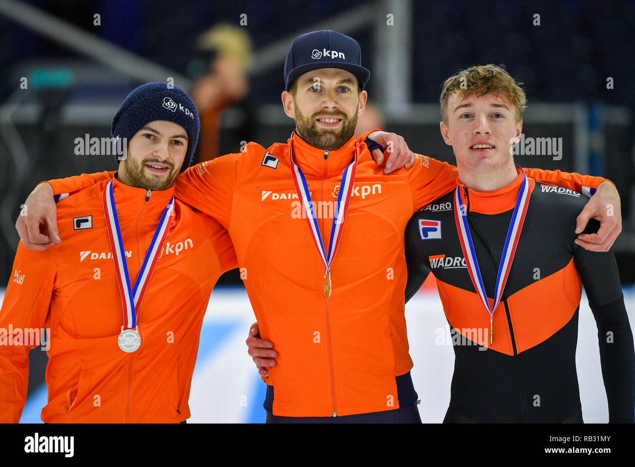 Heerenveen, The Netherlands. 06th Jan, 2019. Shorttrack Dutch National ...