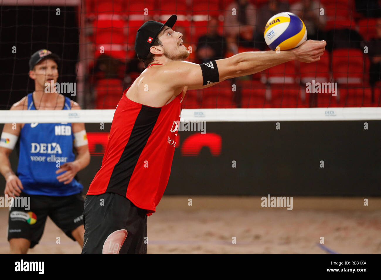 The Hague, Netherlands. 05th Jan, 2019. Beachvolleyball Open DELA ...