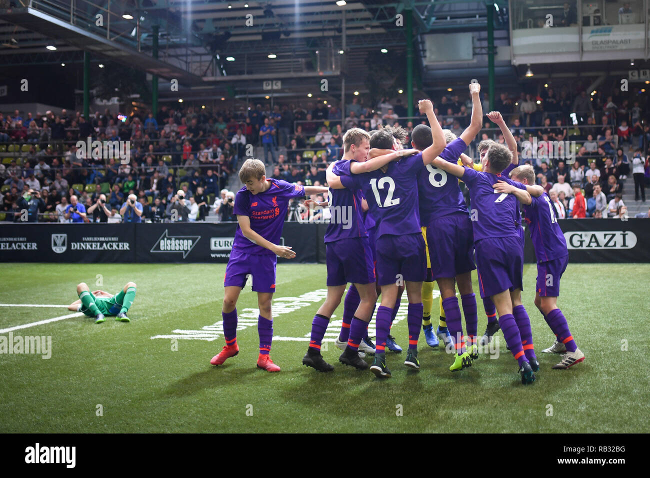 Sindelfingen, Germany. 06th Jan, 2019. jubilation the player of ...