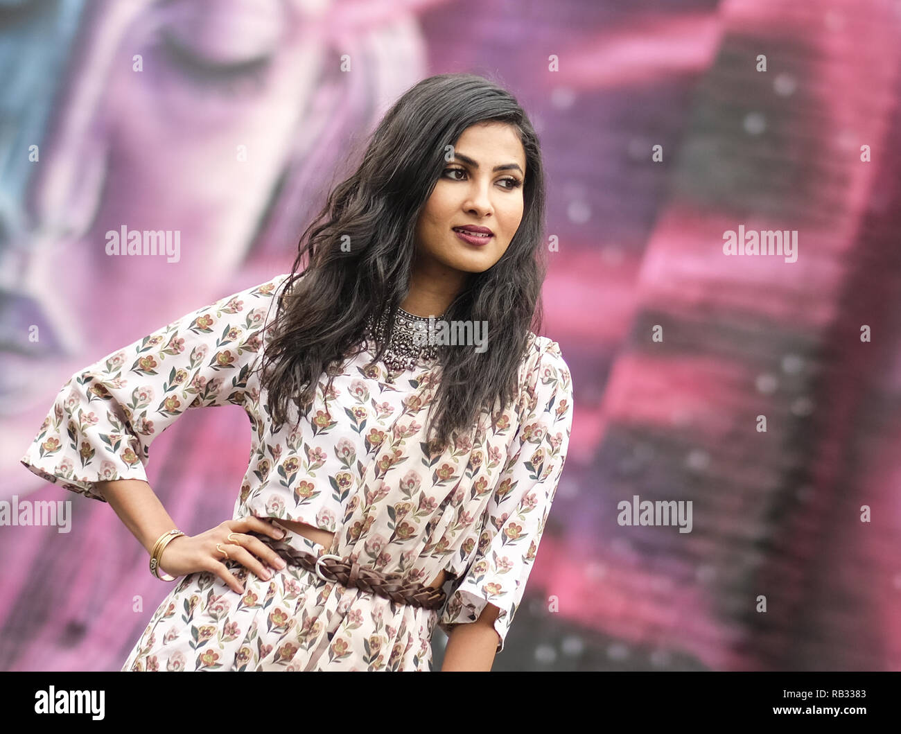 Los Angeles, California, USA. 5th Dec, 2018. USA-based singer Vidya ...