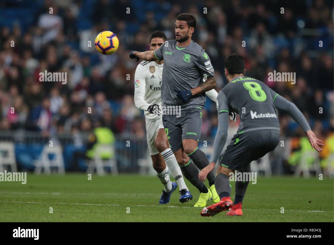 Madrid, Spain. 06th Jan, 2019. Soccer match 18 between Real Madrid ...